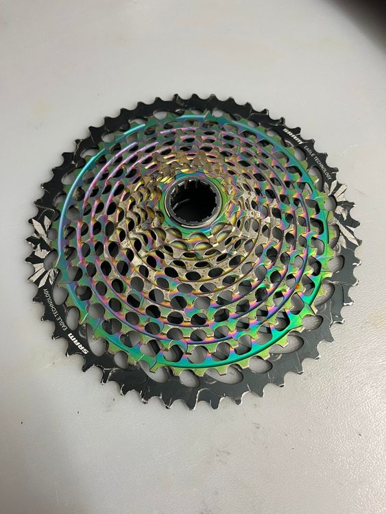 Sram Eagle XX1 Rainbow - Oilslick Kassette 10x50 (Gebraucht) in Aarburg ...