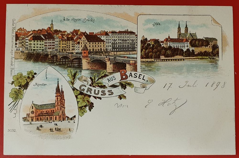 Gruss aus Basel 1898 (Gebraucht) in Kreuzlingen für CHF 23 – mit Lieferung auf Ricardo kaufen