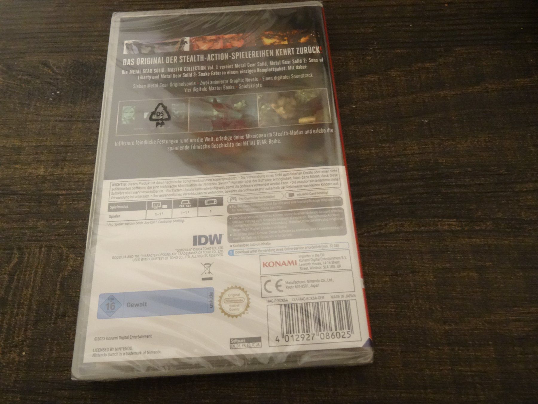 Metal Gear Solid - Master Collection Vol. 1 SWITCH NEUWARE (Neu und ...