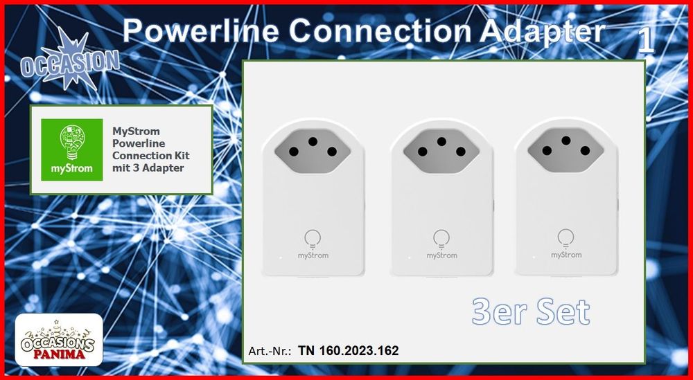 4-er Set Powerline Connection Kit | Kaufen auf Ricardo
