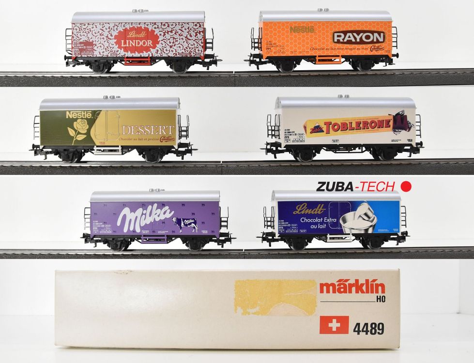 Märklin 4489 Kühlwagen-Set der SBB 6-tlg H0 WS mit OVP (Gebraucht) in ...