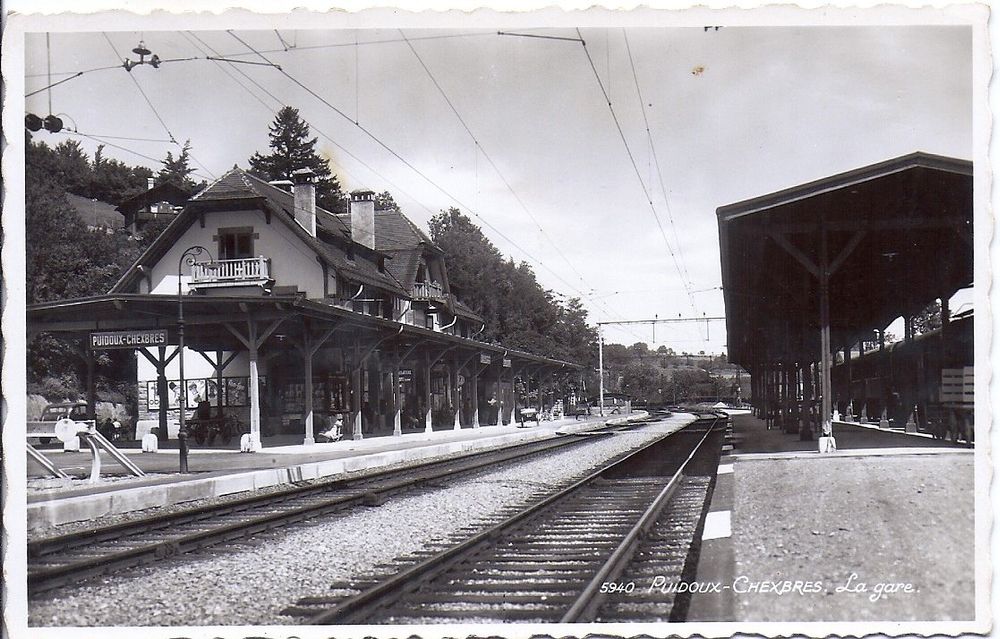 PUIDOUX - CHEXBRES, la gare (Neu (gemäss Beschreibung)) in Les ...