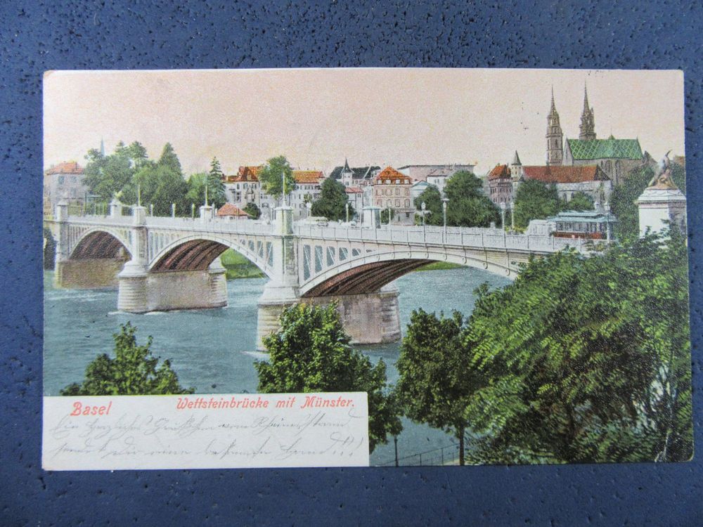 BASEL 1904 WETTSTEINBRÜCKE (Gebraucht) in Ettingen für CHF 1.95 – mit Lieferung auf Ricardo kaufen
