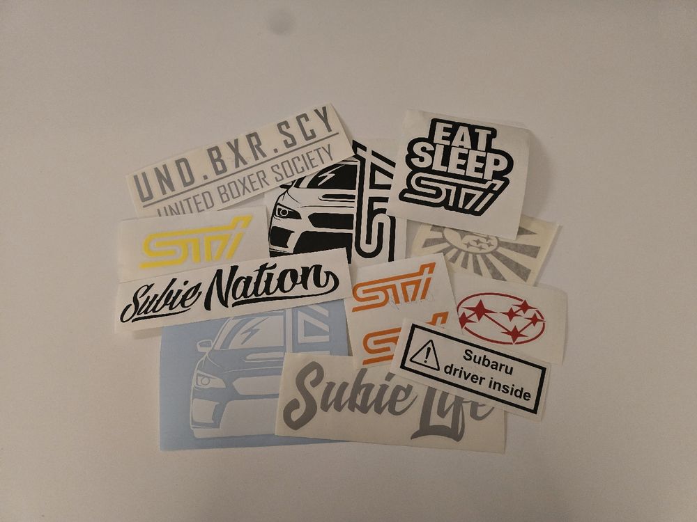 Subaru Sticker vinyl (Neu (gemäss Beschreibung)) in Steinen für CHF 15 ...