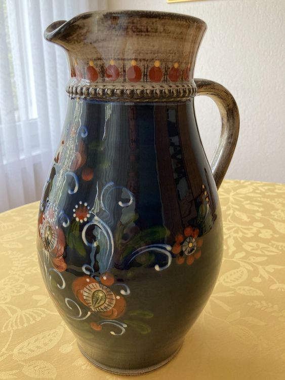 Keramik-Krug, 30 cm hoch (HEIMATWERK) | Kaufen auf Ricardo