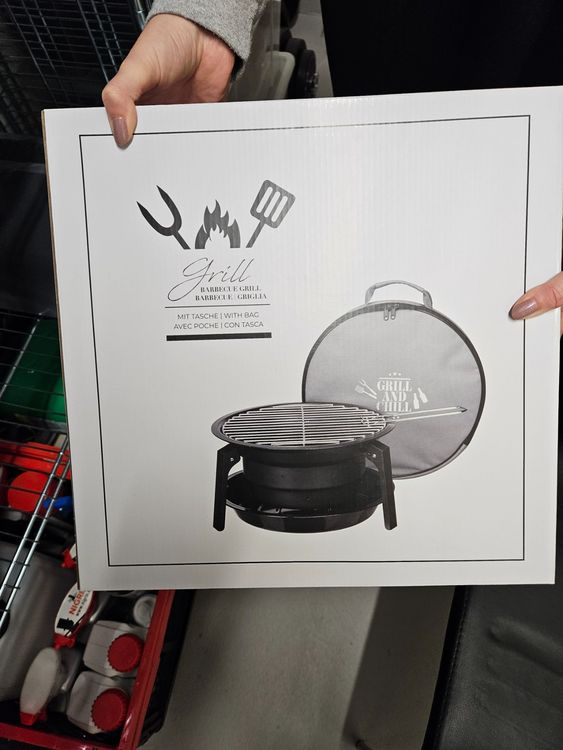 Neuer Mini-Grill (originalverpackt) – inkl. Tragetasche (Neu und ...
