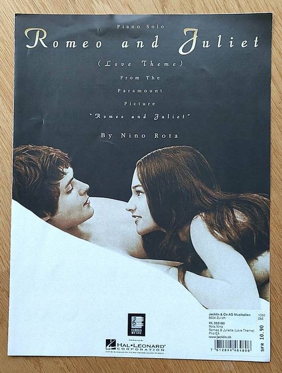 Klaviernoten Romeo and Juliet (Gebraucht) in Zürich für CHF 3 – mit ...