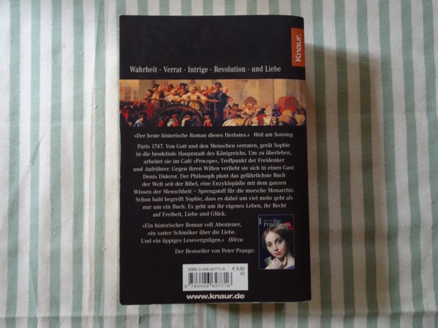 Peter Prange - Die Philosophin - Historischer Roman - B950 (Gebraucht ...