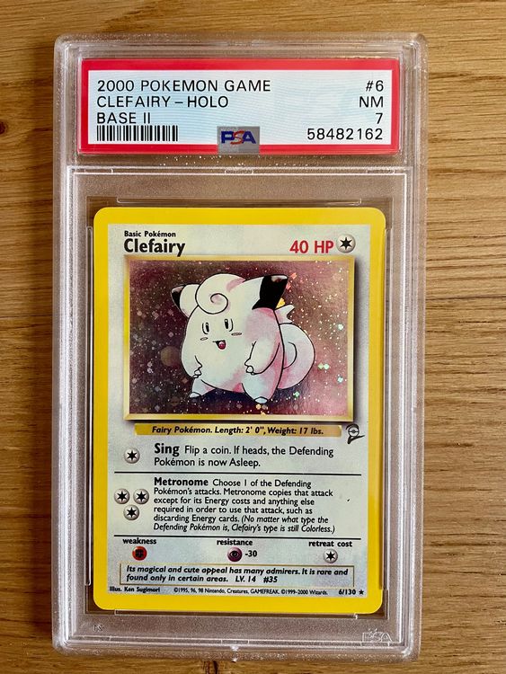 Pokémon Base Set II - Clefairy - PSA 7 | Kaufen auf Ricardo