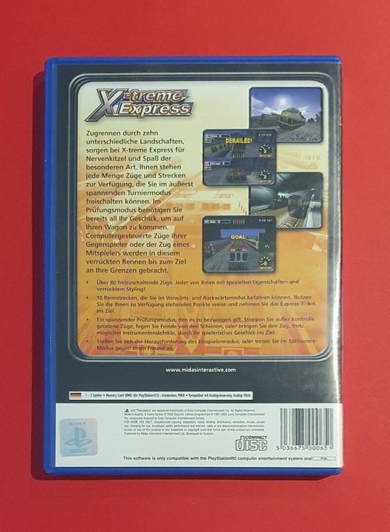 Sony PlayStation 2 Game (PS2) X-treme Express (Gebraucht) in Illnau für ...