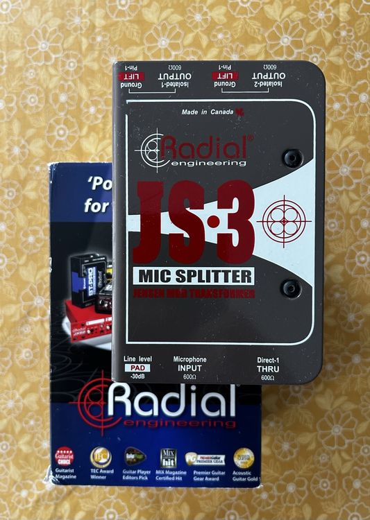 Radial Engineering JS3 MIC splitter (Neu (gemäss Beschreibung)) in Yvorne für CHF 67 – mit ...
