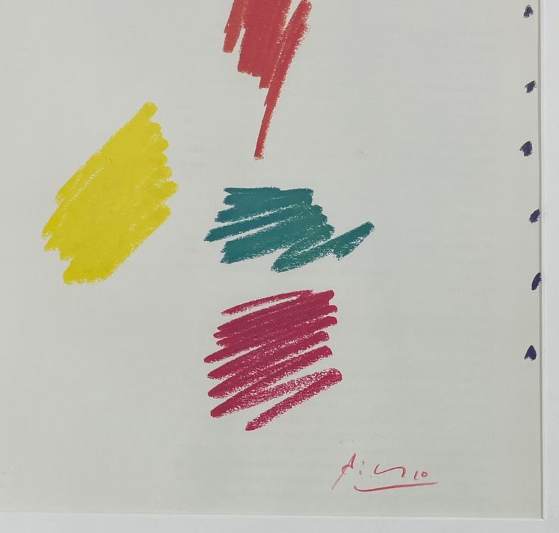 Pablo Picasso Lithographie Handsigniert mit Zertifikat (Gebraucht) in Root für CHF 360 – mit ...