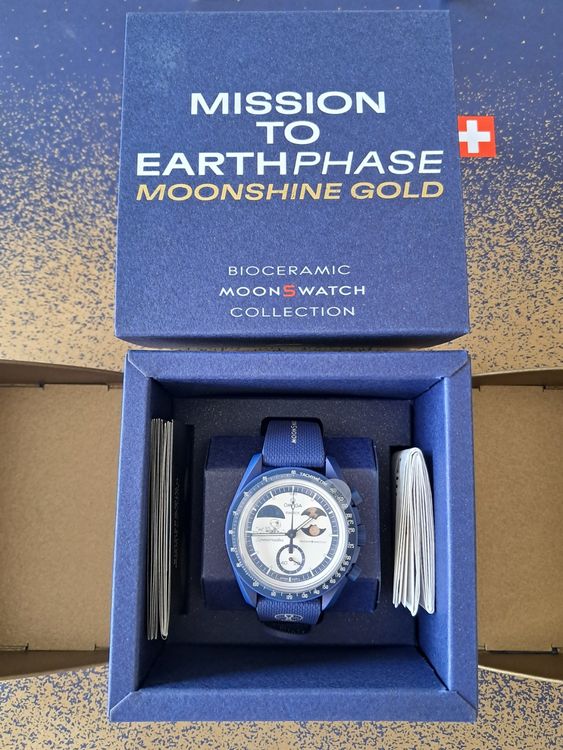 Swatch Mission to Earthphase Moonshine Gold Beaver-Moon (Neu und originalverpackt) in ...
