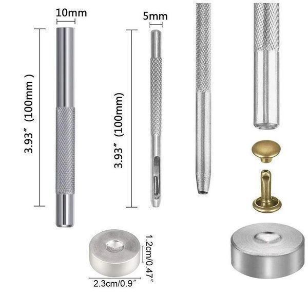 Kit 480 Nieten zum Nähen - Kit 480 rivets pour couture (Neu und ...