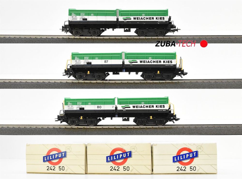 3x Liliput 24250 Kieswagen SBB H0 WS OVP | Kaufen auf Ricardo