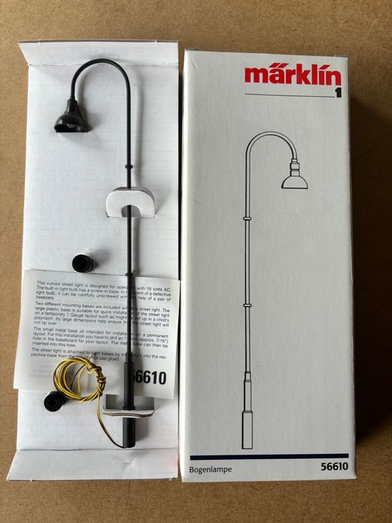 Marklin 56610 Bogenlampe Spur 1 (Neu und originalverpackt) in Hauterive ...