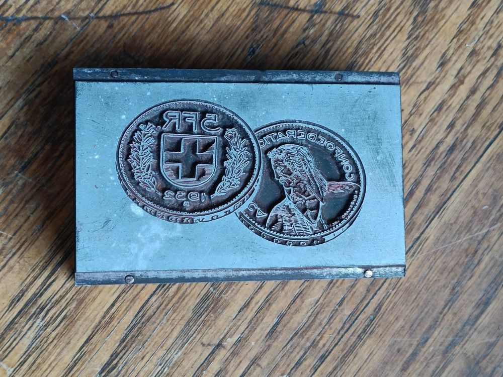 Alter Stempel Druck / Fünf Franken 1932 (Gebraucht) in Brugg AG für CHF ...