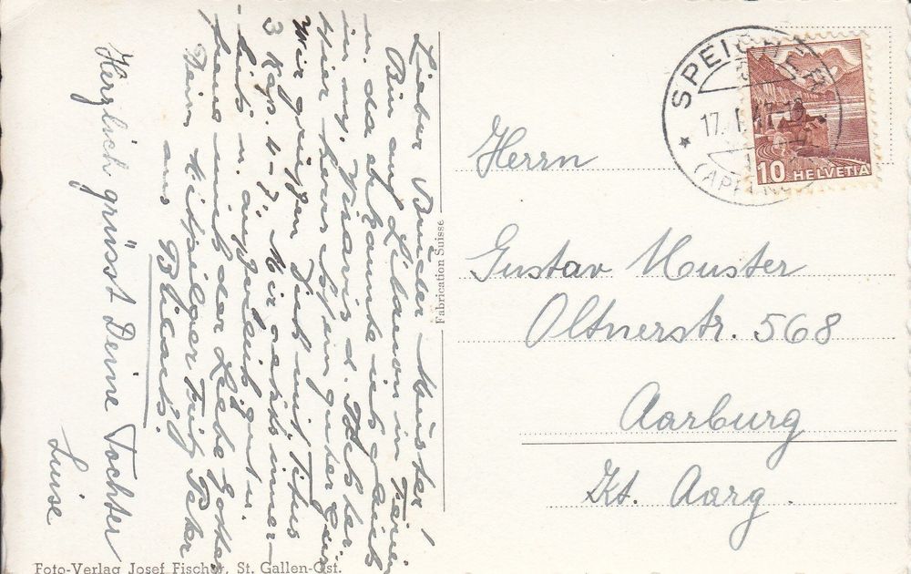 Speicher 1947 (Gebraucht) in Bürglen TG für CHF 3 – mit Lieferung auf Ricardo kaufen