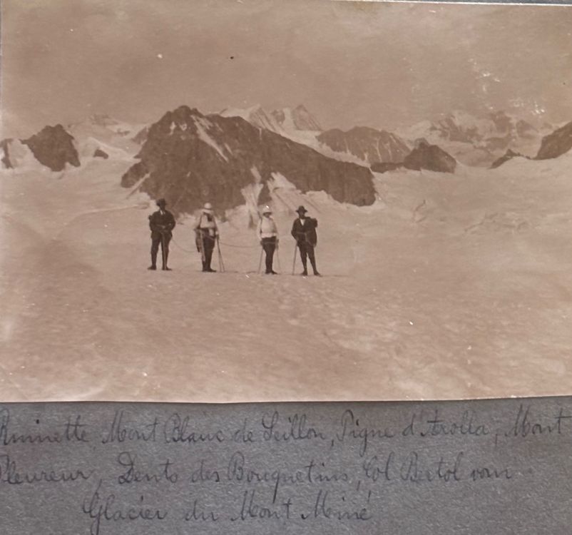 2 x Privatfoto 1920, Bergsteigen, Gletscher, Wallis (Gebraucht) in Frauenfeld für CHF 9 – mit ...