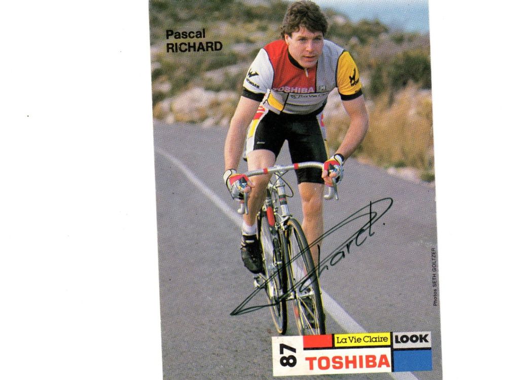 Autogramm von Pascal Richard CH, Ex-Radrennfahre (Gebraucht) in Muri AG ...