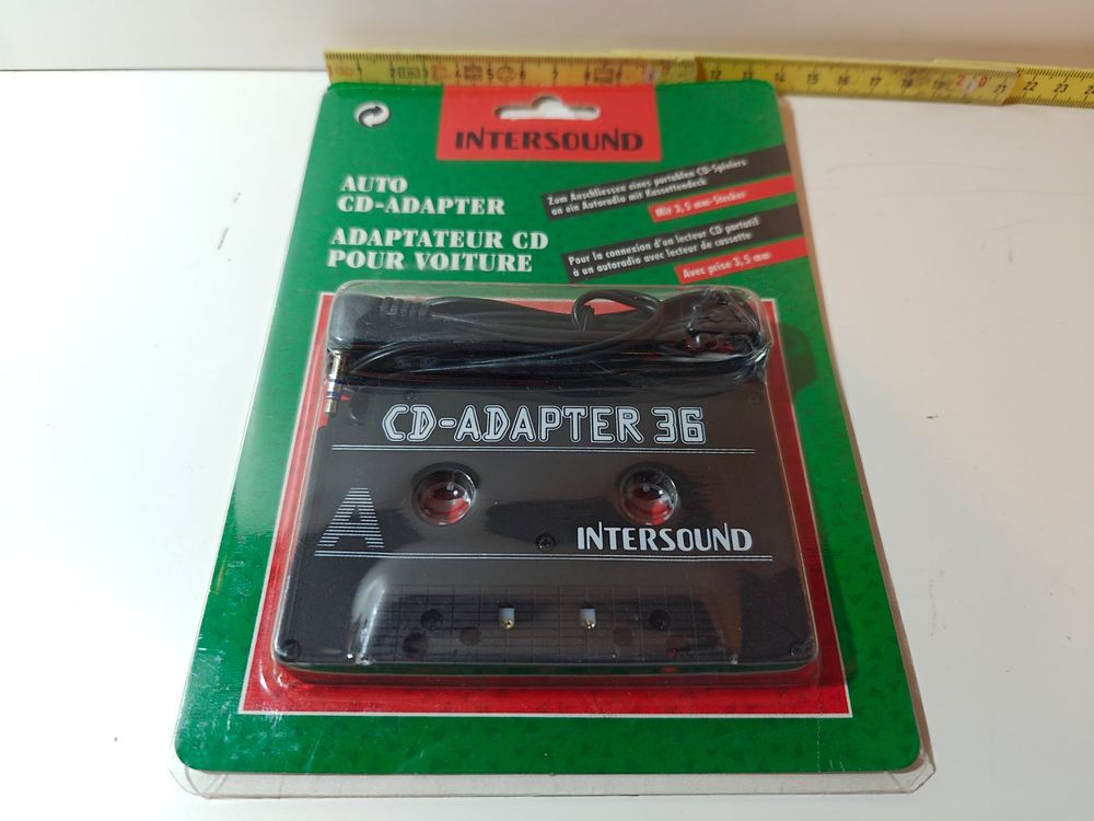 Neu! Auto CD-Adapter für Kassettenspieler 3.5mm Klinke (87) (Neu ...