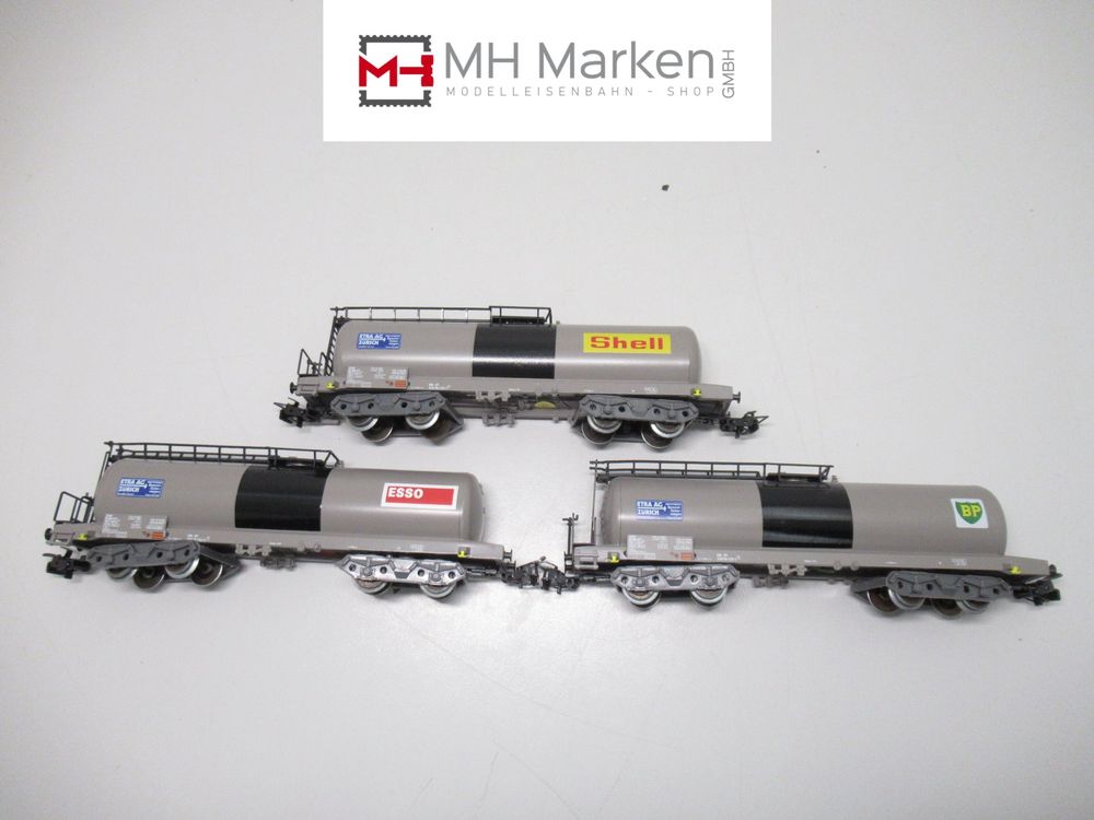 Märklin 4788 Privat-Kesselwagenset ETRA SBB CFF FFS AC WS H0 (Gebraucht ...