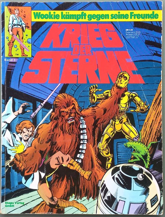 Comic - Krieg der Sterne - Wookie kämpft gegen seine Freunde (Gebraucht ...