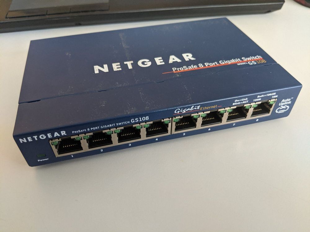 Netgear GS108 8-Port Gigabit Switch (Gebraucht) in Uetikon am See für ...