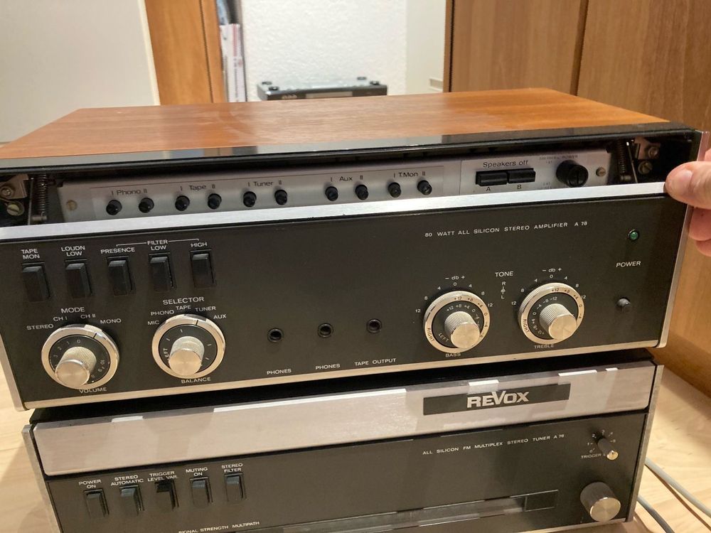 Revox Verstärker A78 mit Radio A76 | Kaufen auf Ricardo