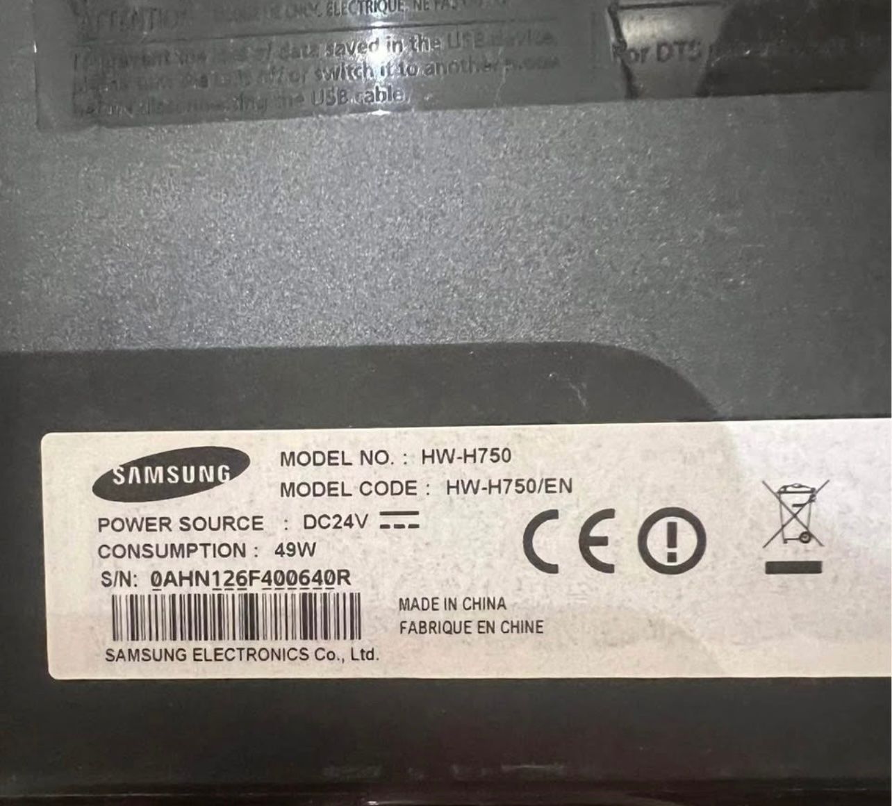 Samsung PS-WH750 Subwoofer und Soundbar - Top Zustand! (Gebraucht) in ...