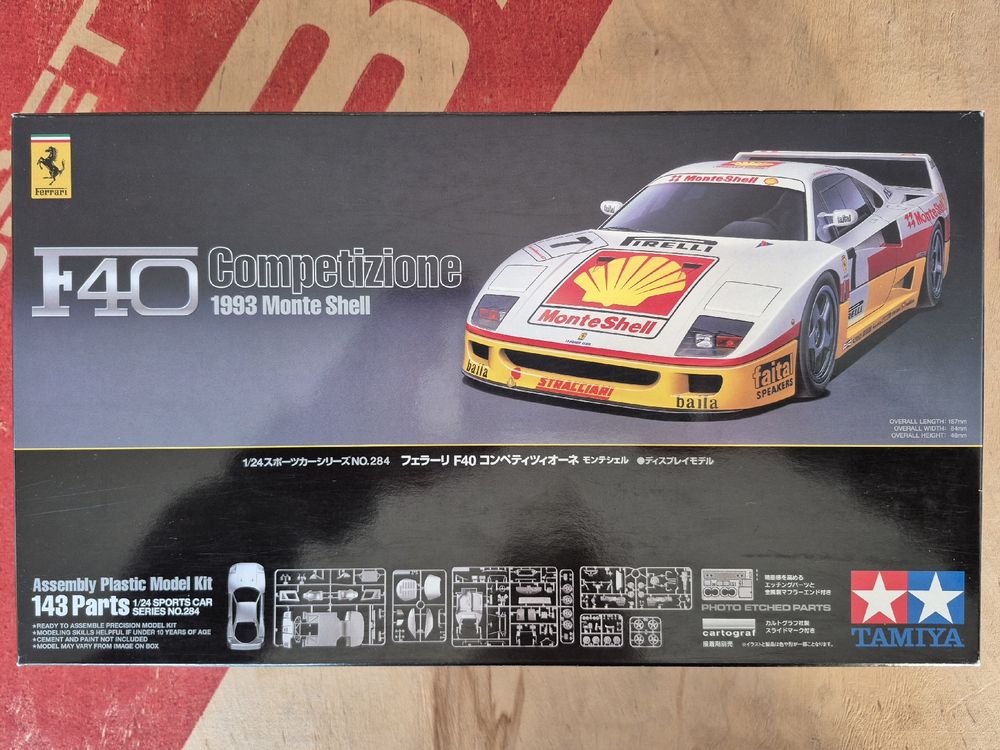 Tamiya Ferrari F40 Competizione "Monte Shell" | Kaufen auf Ricardo