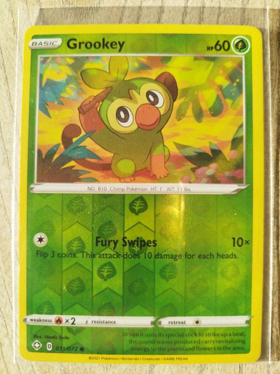 Grookey reverse holo 011/072 | Kaufen auf Ricardo