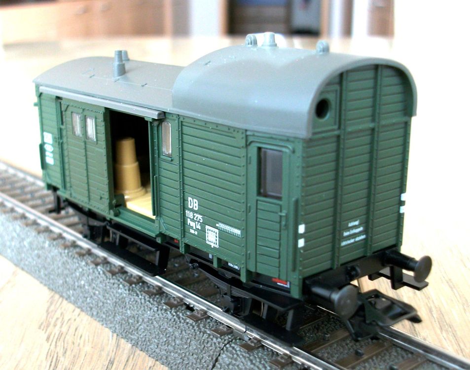 grüner Güterzug-Gepäckwagen Pwg 14; fabrikneu & OVP (Neu und ...