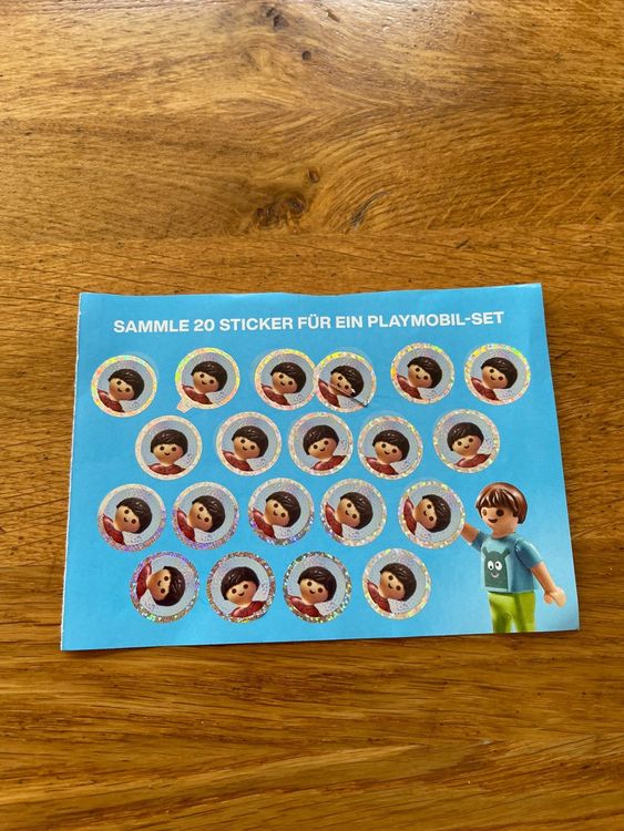 Migros Playmobil mania 20 Sticker 1 volle Karte (Neu und originalverpackt) in Turbenthal für CHF ...