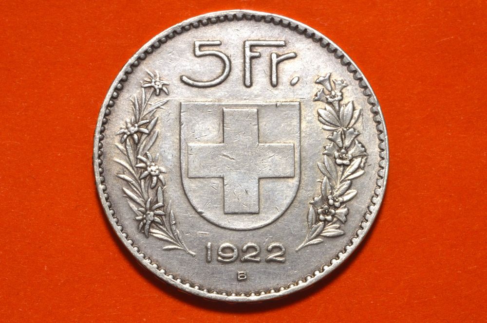5 Franken 1922 (Gebraucht) in Oberglatt ZH für CHF 80 – mit Lieferung auf Ricardo kaufen