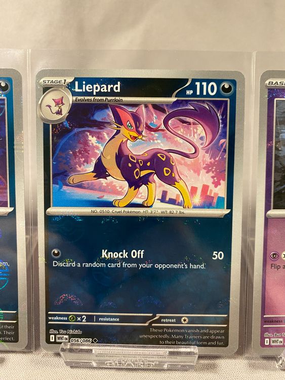 Pokémon / Poke Ball Foil Holo / White Flare / Liepard etc. (Neu (gemäss ...