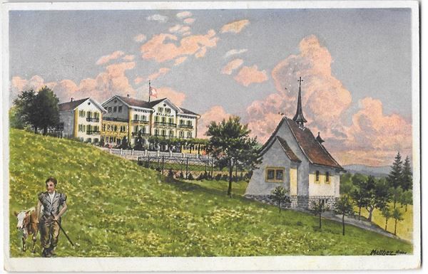 Macolin près Bienne Hotel Bellevue Künstlerkarte (Gebraucht) in Olten ...