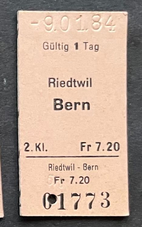 Riedtwil Bern/ 1984 (Gebraucht) in Wabern für CHF 2 – mit Lieferung auf Ricardo kaufen