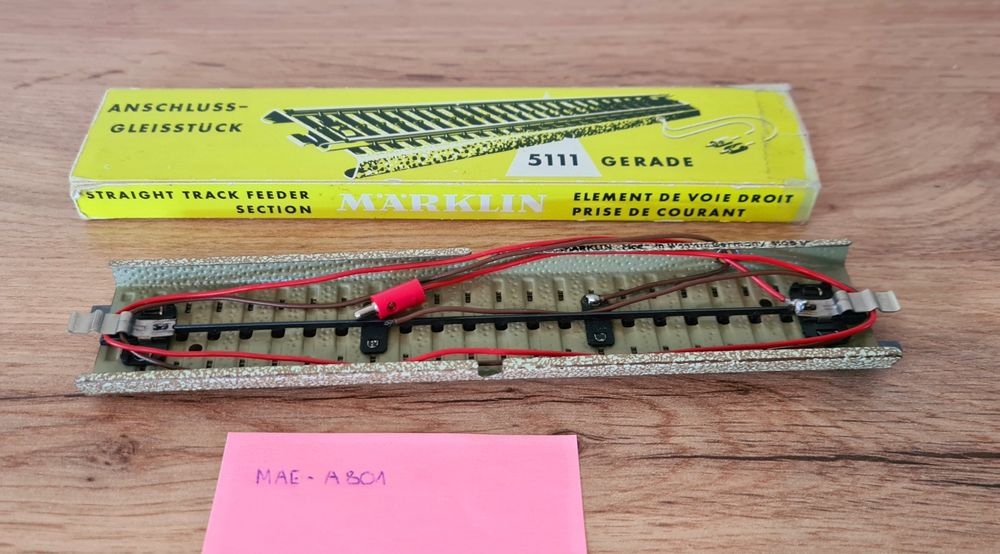 Märklin H0, 1 Anschlussgleis 5111 (MAE-A801) (Gebraucht) in Ruswil für ...