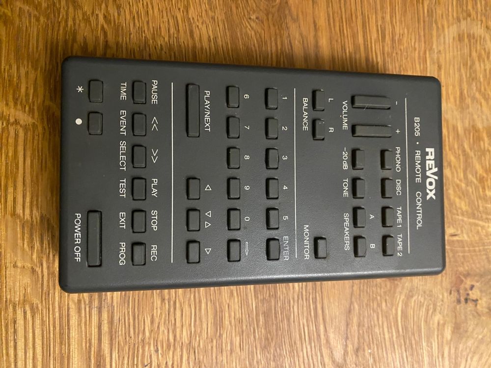 Revox Fernbedienung B205 (Gebraucht) in Safnern für CHF 70 – mit ...