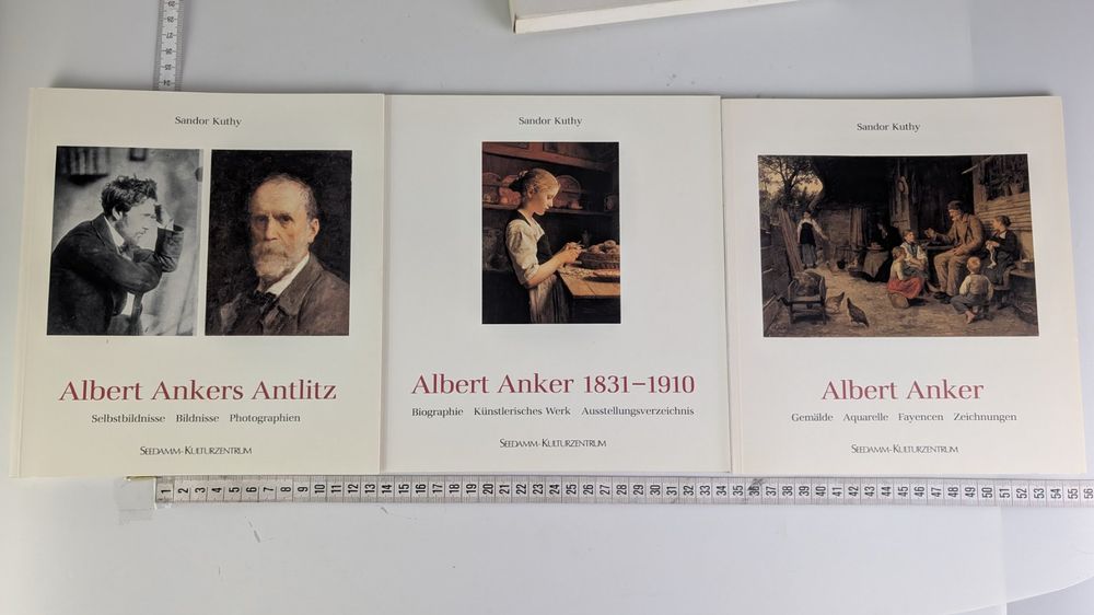 Albert Anker Werkverzeichnis Sandor Kuthy 3 Bände Top! (Gebraucht) in ...