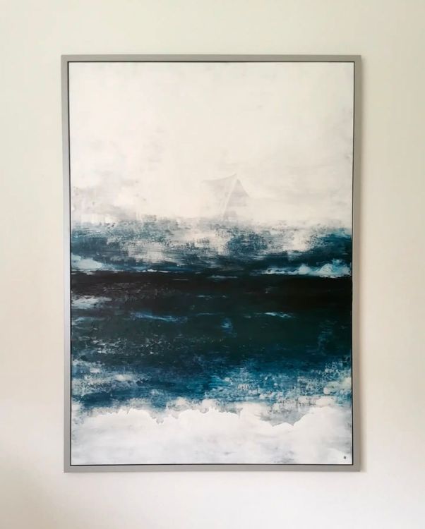 Gemälde + Rahmen / Painting with frame / Peinture + cadre (Neu (gemäss ...