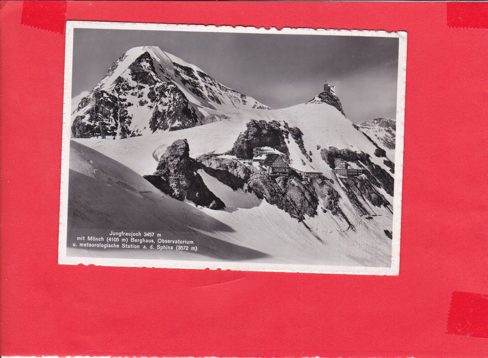 Jungfraujoch mit Berghaus | Kaufen auf Ricardo