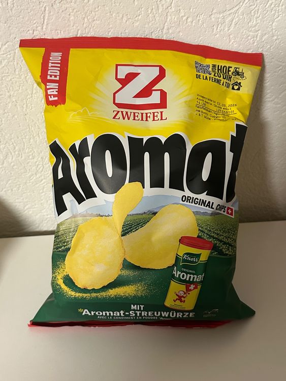 Zweifel Aromat Chips Original - Neue Limited Fan Edition! (Neu und ...
