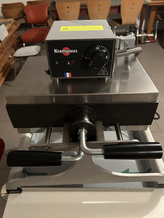 Gaufrier professionnel Krampouz 4x13 Liège tournant (Neu und ...