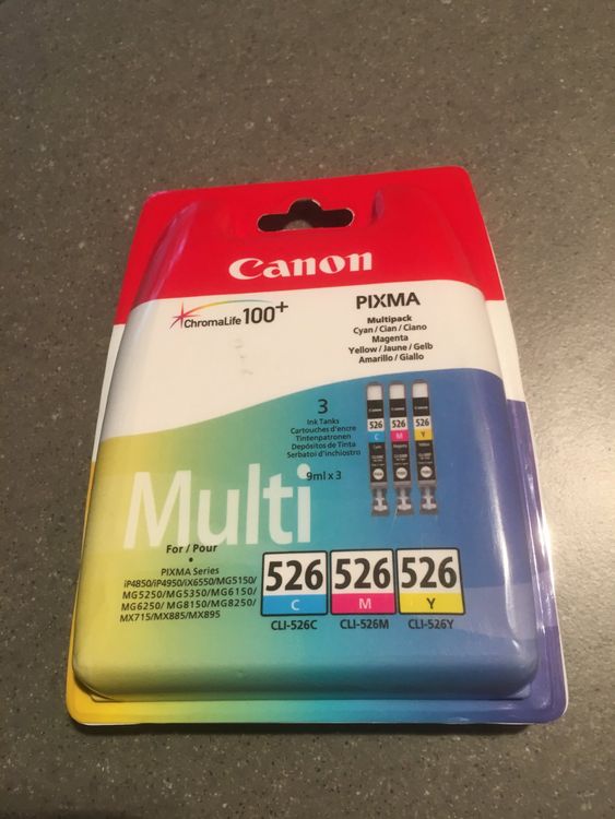 Canon PIXMA Multipack 526 C/M/Y (Neu und originalverpackt) in Winznau ...