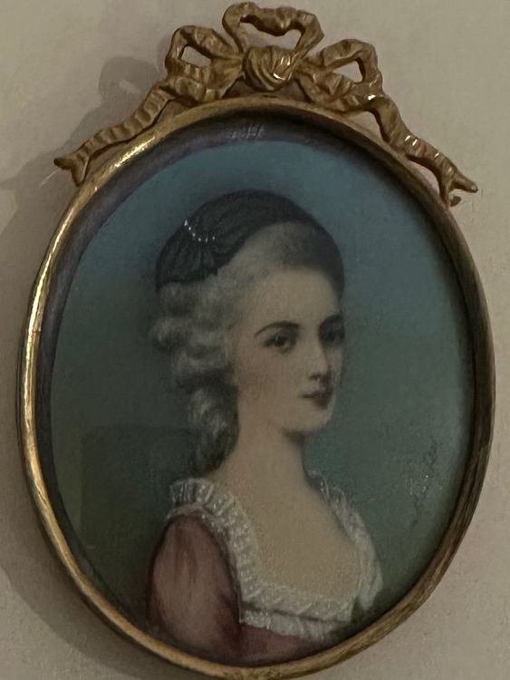 Antike Miniatur Gemälde von eine Dame Unl Sig (Gebraucht) in Hochdorf für CHF 40 – mit Lieferung ...