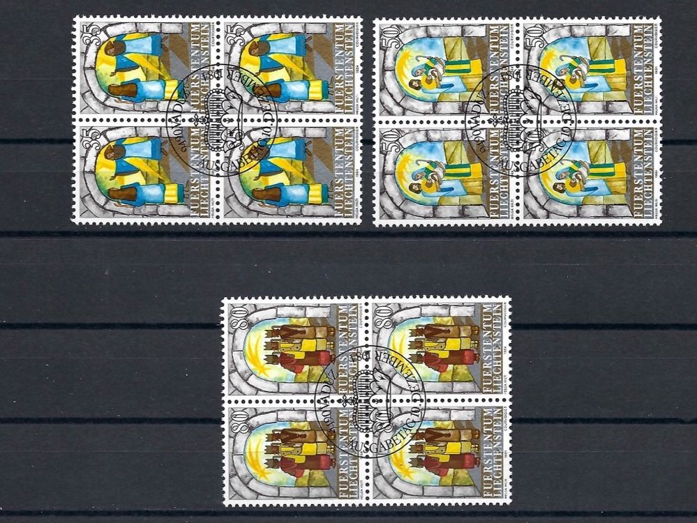 Viererblock Nr. 800-802 Fürstentum Liechtenstein (Neu (gemäss Beschreibung)) in Bronschhofen für ...