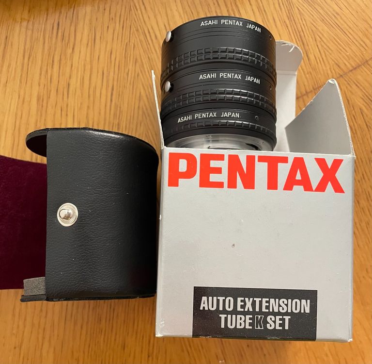 Pentax Auto Extension Tube K Set Original Verpackung,3 Ringe (Neu und ...