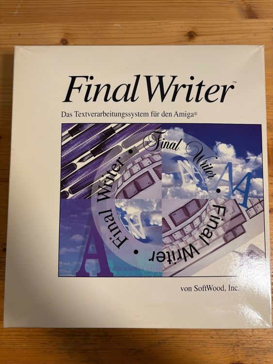 Amiga Final Writer Big Box CIB – Anleitung & 7 Disketten (Gebraucht) in ...